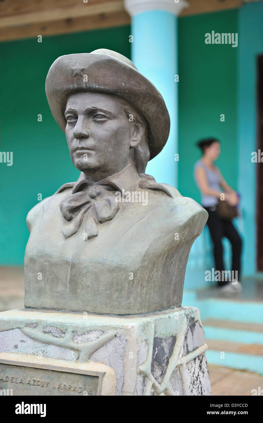 Monument to Adela Azcuy Labrador, Vinales, Pinar del Rio Province, Cuba ...