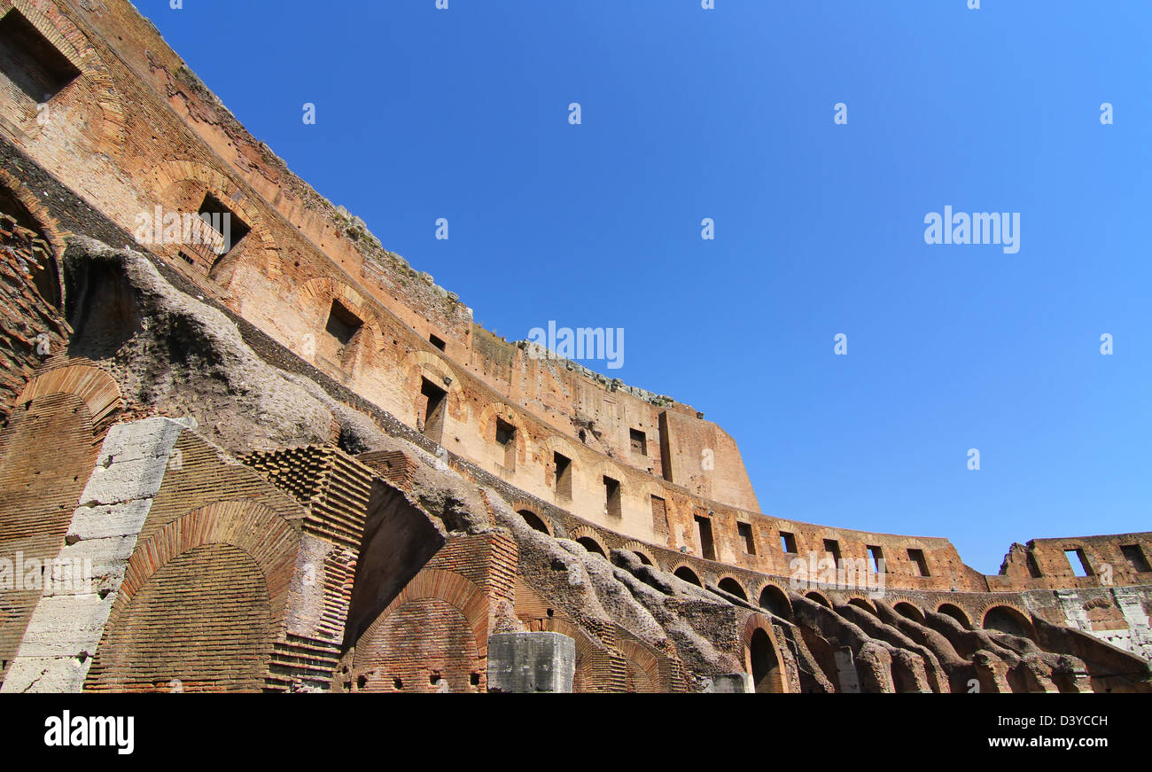 Inside the Colosseum in Rome, Italy Stock Photo - Alamy