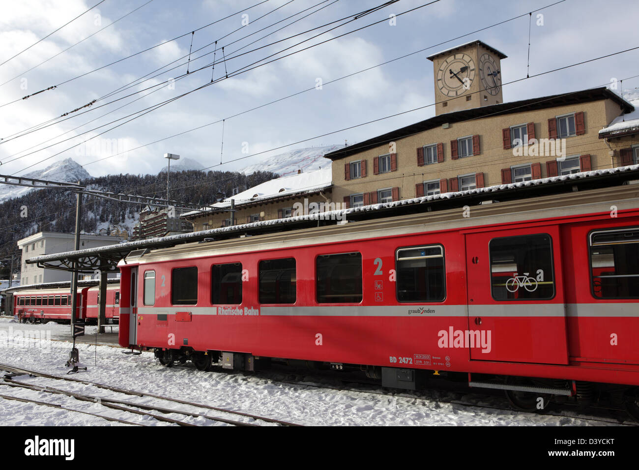 Bernina express st moritz hi-res stock photography and images - Alamy