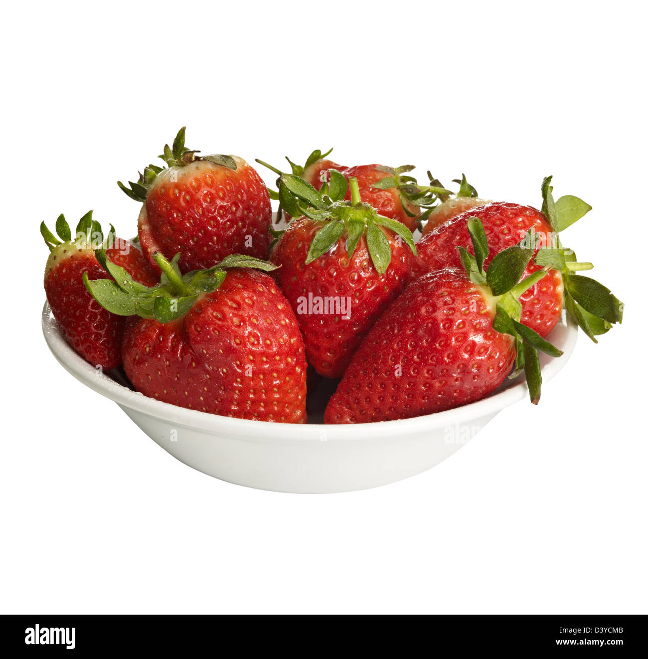 Bowl tasty strawberry jam Cut Out Stock Images & Pictures - Alamy