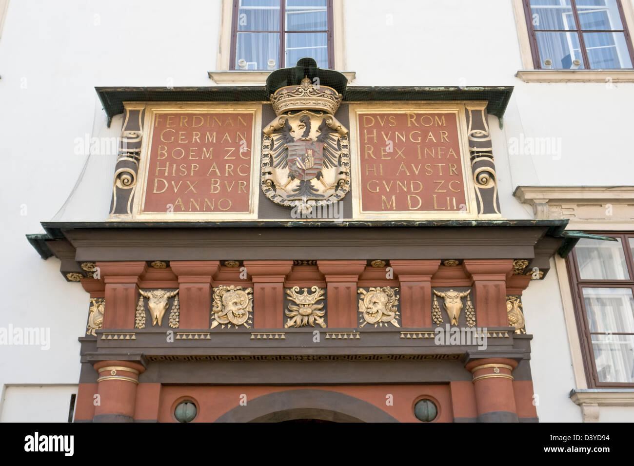 Swiss gate of the Hofburg, Vienna Stock Photo - Alamy
