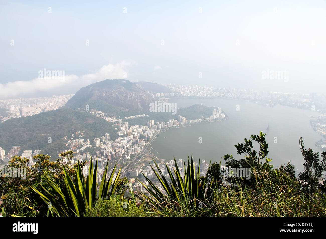 Panoramic view over Rio de Janeiro, Brazil, South america Stock Photo ...