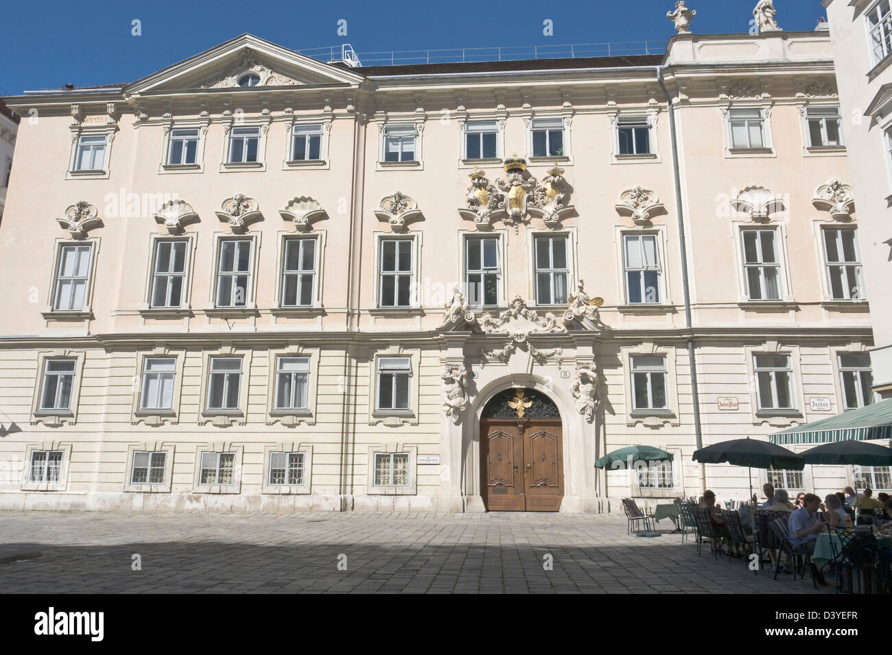 Bohemian Chancellery, Vienna Stock Photo - Alamy