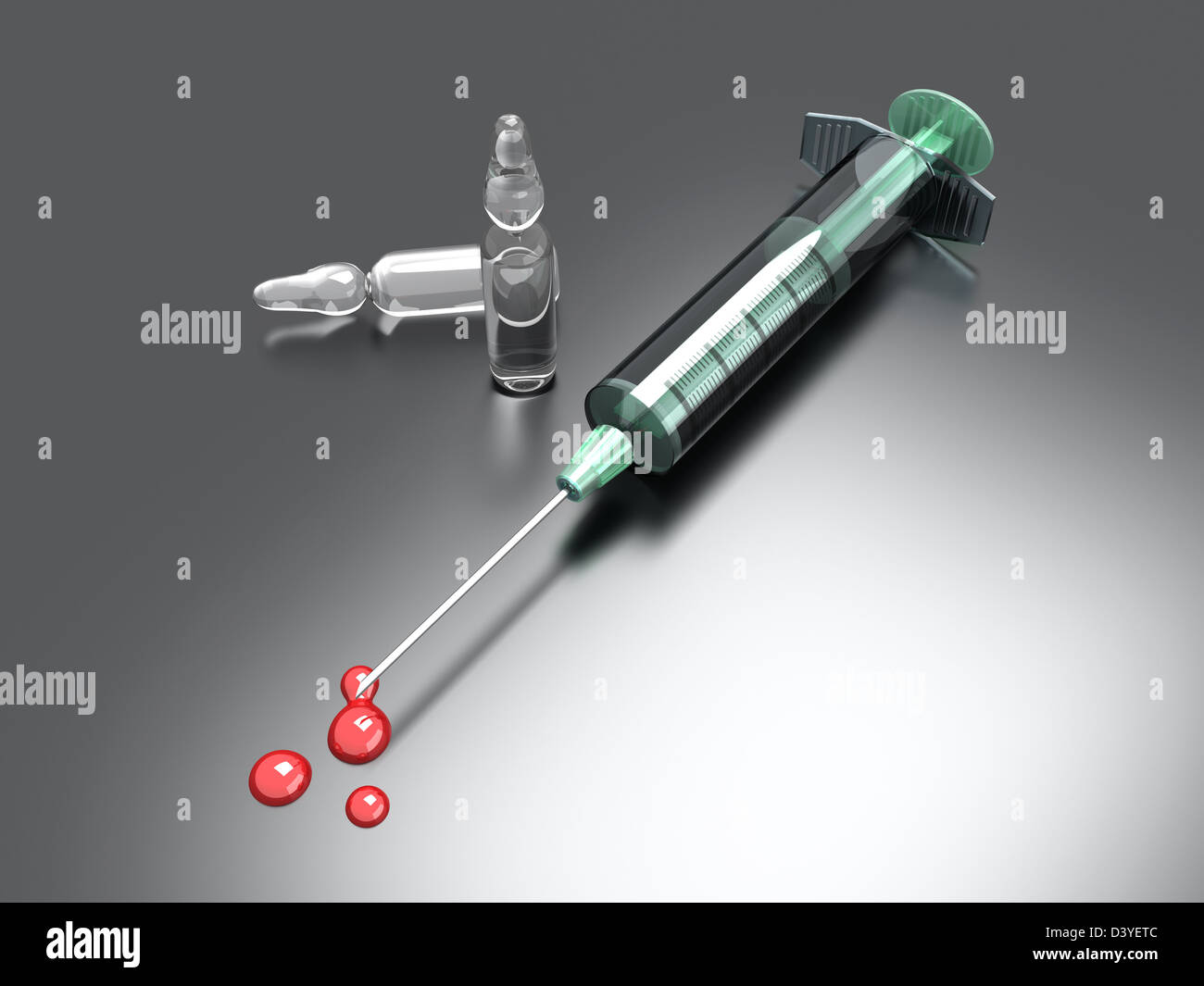 Vaccine syringe drop graphic hi-res stock photography and images - Alamy