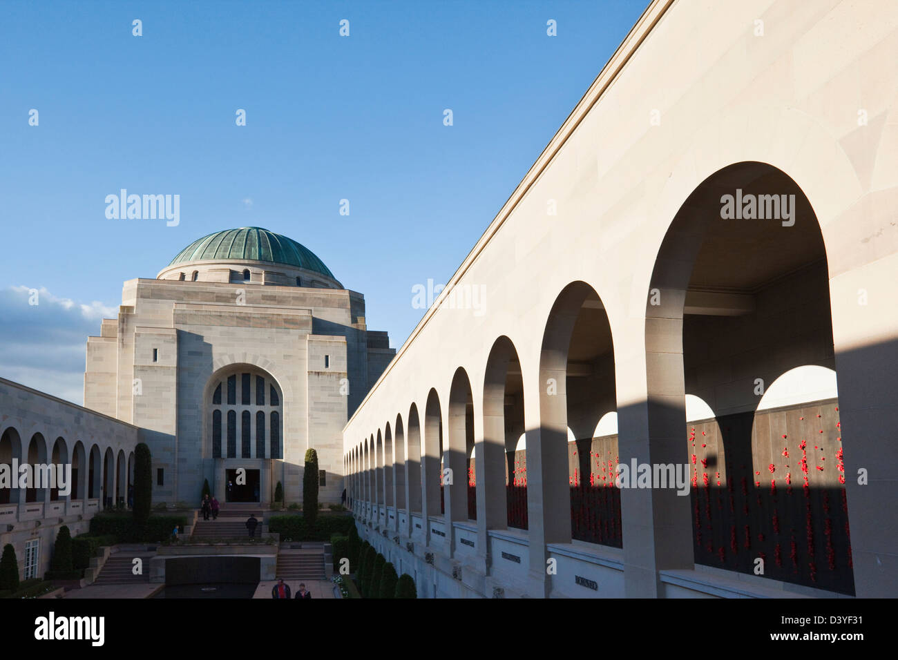 Commemorative Courtyard and Roll of Honour at the National War Memorial. Canberra, Australian ...