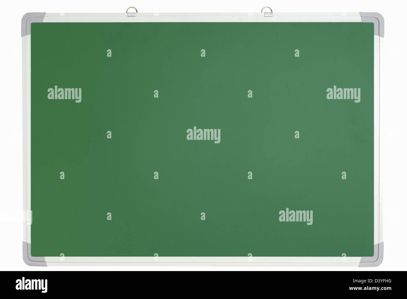 The green Message Board is isolated on a white background Stock Photo ...