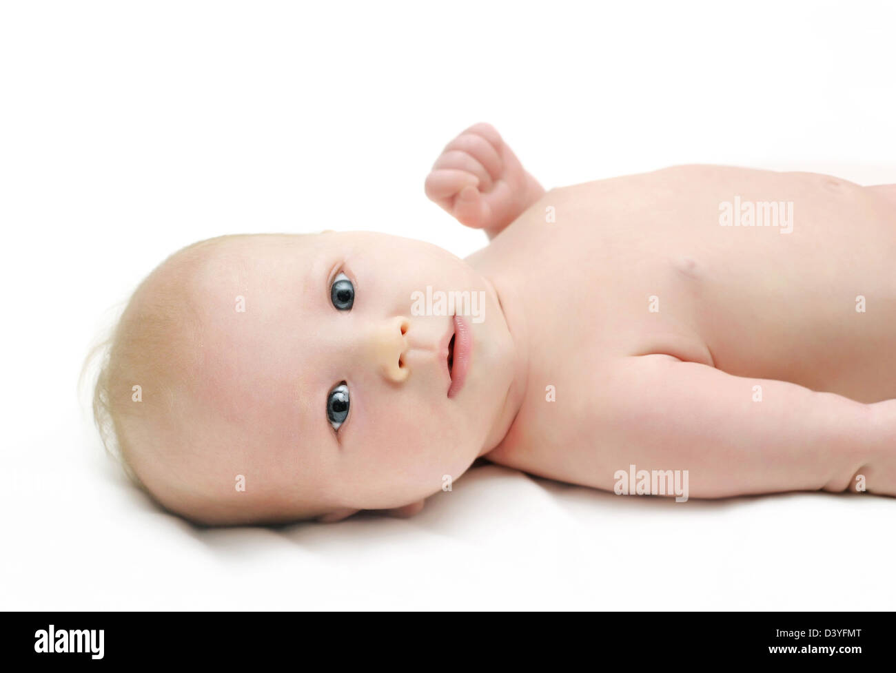 Picture of lying back baby Stock Photo - Alamy