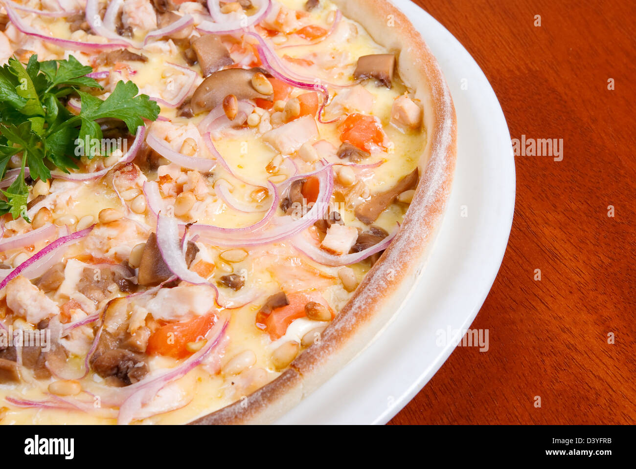 Fast food Pizza.Natural form foods. Shot in a studio Stock Photo - Alamy