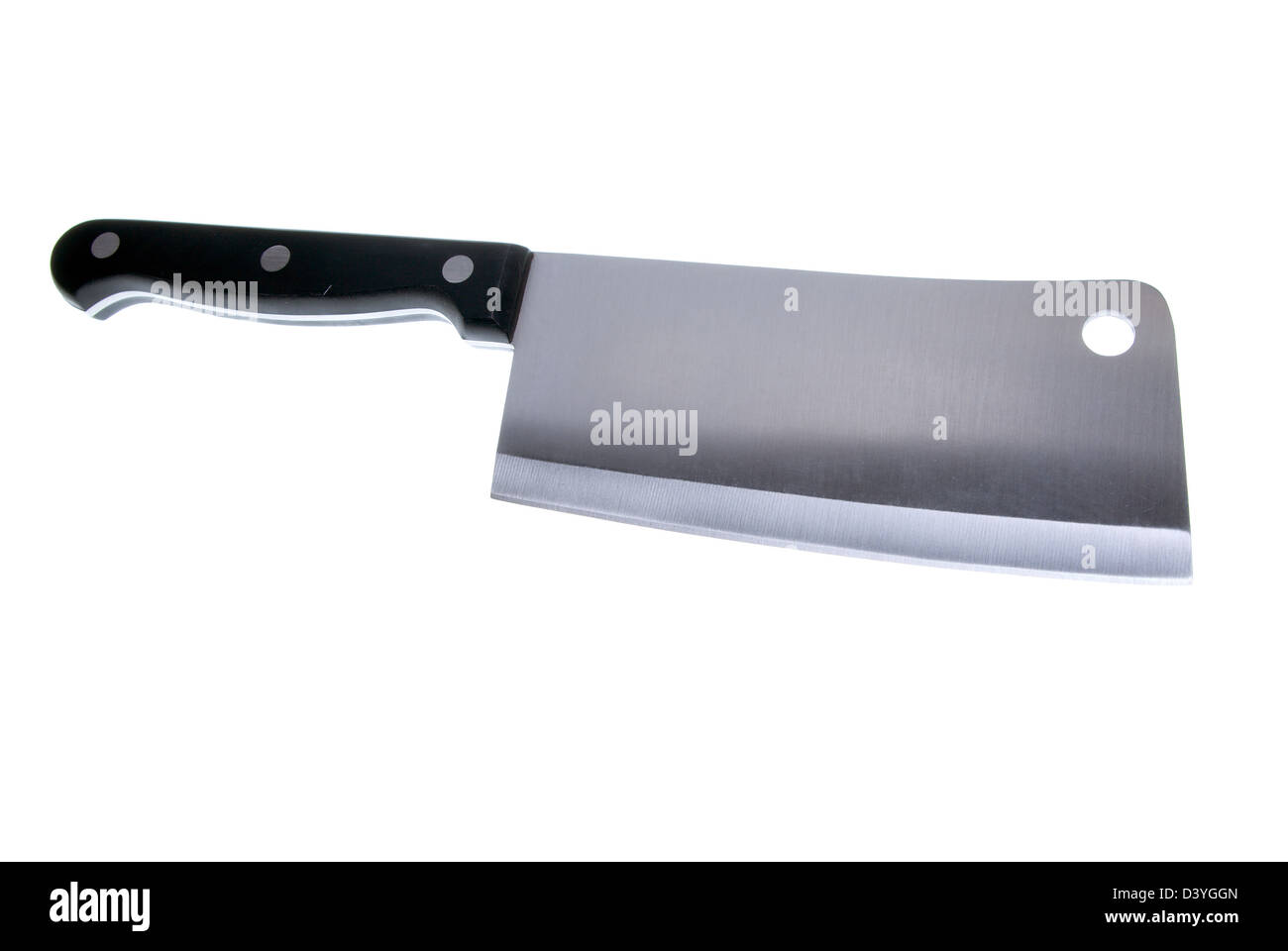 meat cleaver isolated against white background.chef's knife Stock Photo ...