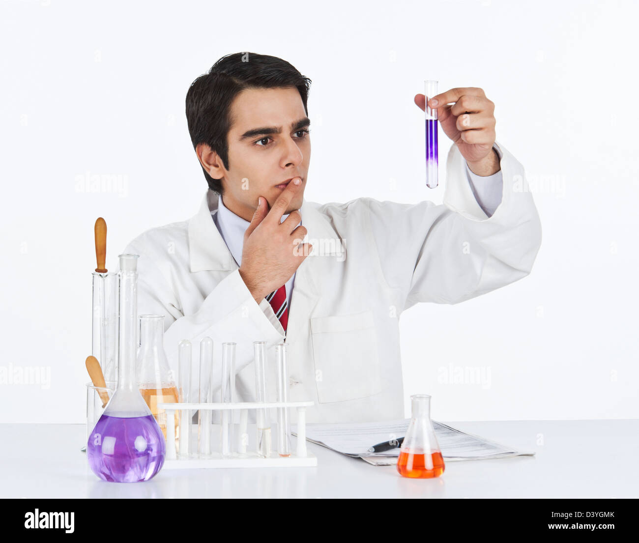 Male scientific thinking in hi-res stock photography and images - Alamy