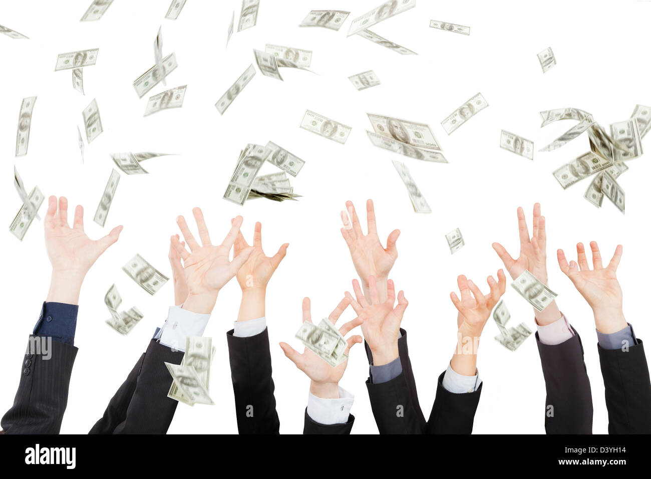 People money falling hi-res stock photography and images - Alamy