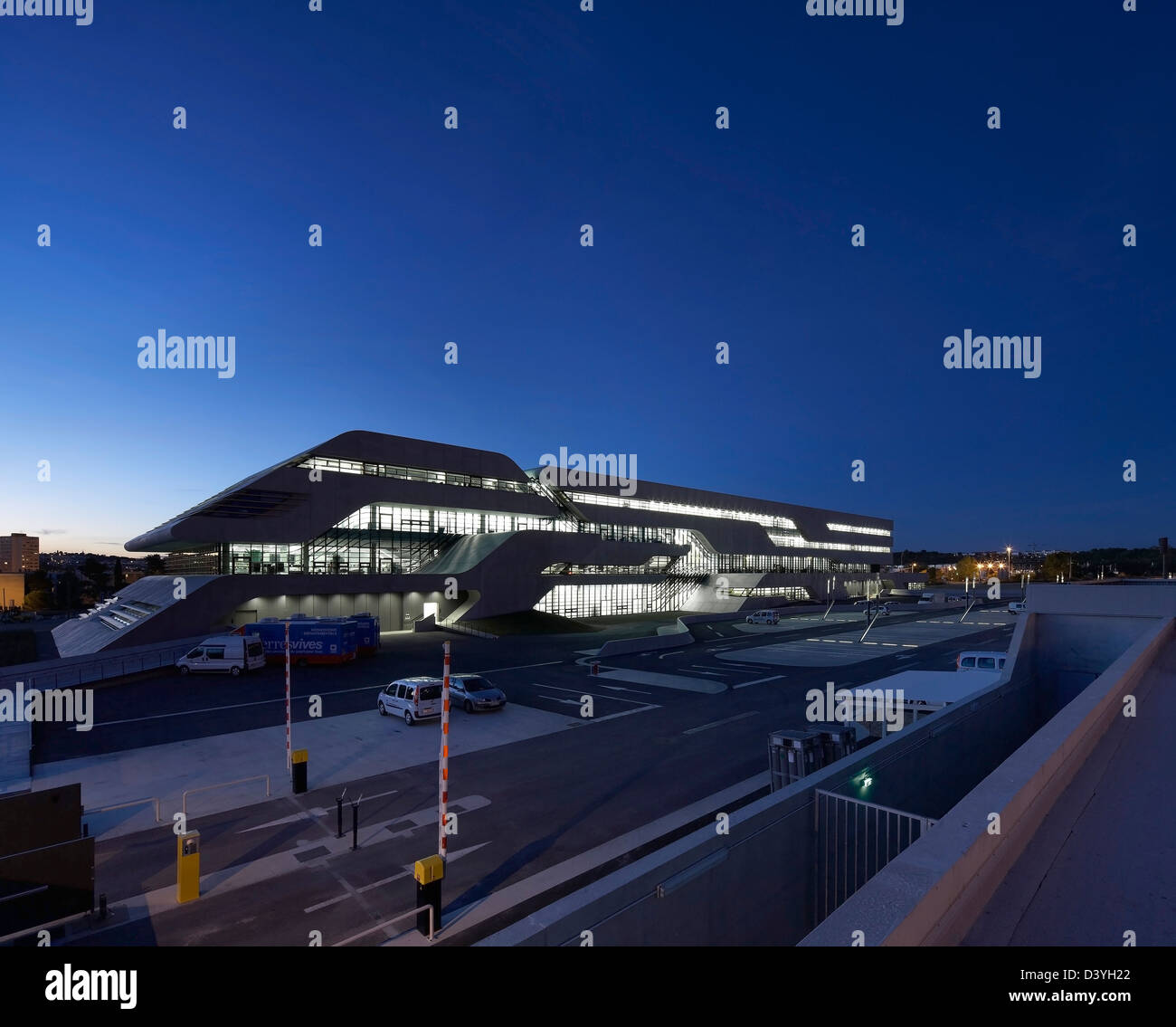 PIERRESVIVES BUILDING, MONTPELLIER, France. Architect: Zaha Hadid ...