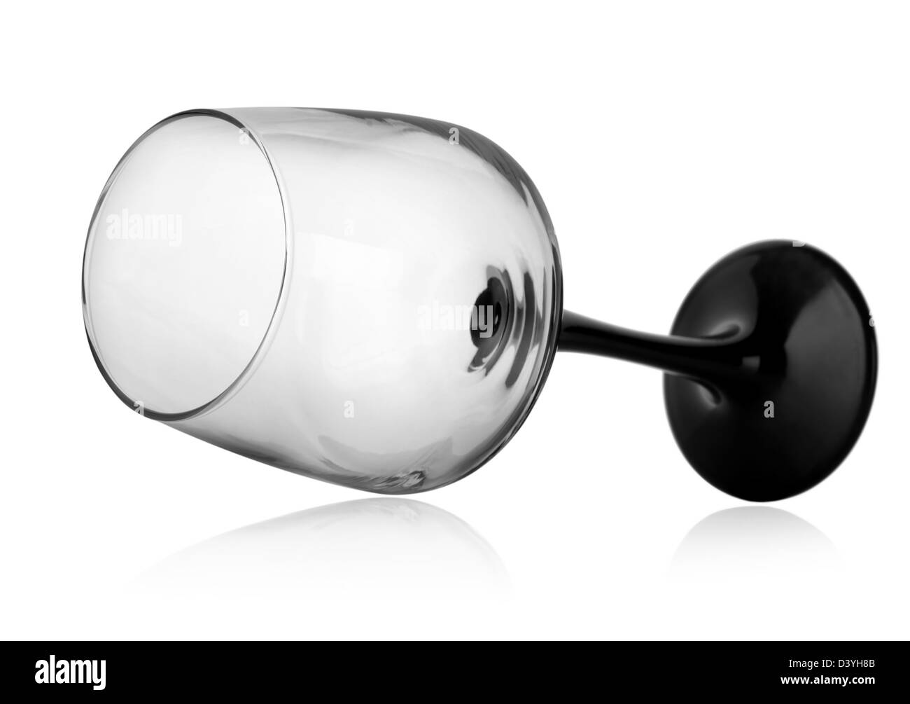 Wine glass isolated on a white background Stock Photo - Alamy