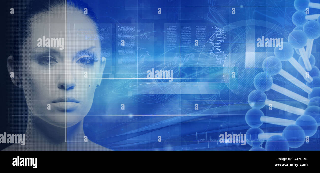 Biotechnology and genetic engineering abstract backgrounds for your ...