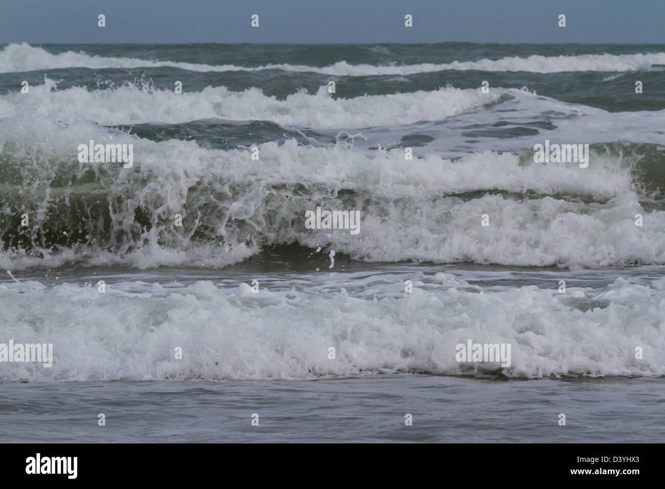 Big waves on the ocean Stock Photo - Alamy