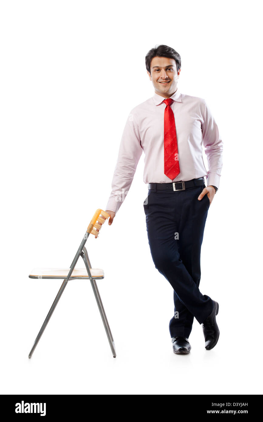 Man office standing up chair Cut Out Stock Images & Pictures - Alamy