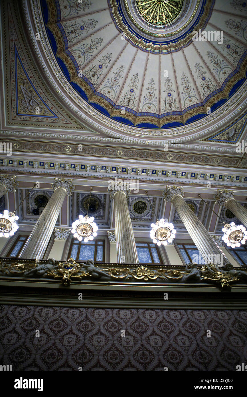 Interior of the Dvorak concert Hall in Rudolfinum, Prague, Czech ...