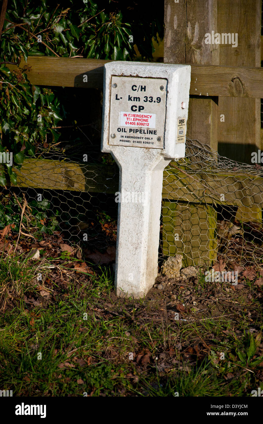 Pipeline Marker High Resolution Stock Photography and Images - Alamy
