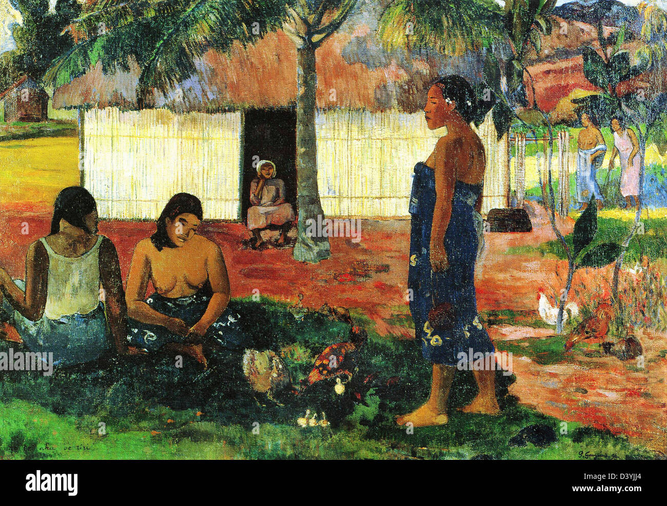 Paul Gauguin, Why Are You Angry? 1896 Oil on canvas. Art Institute of ...