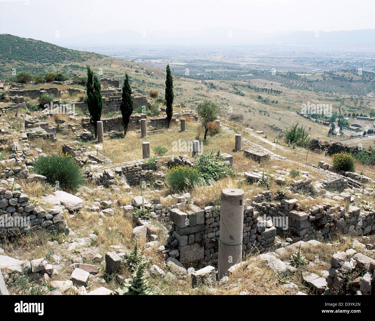 Turkey. Pergamon. Ancient Greek city in Aeolis. Ruins Stock Photo - Alamy