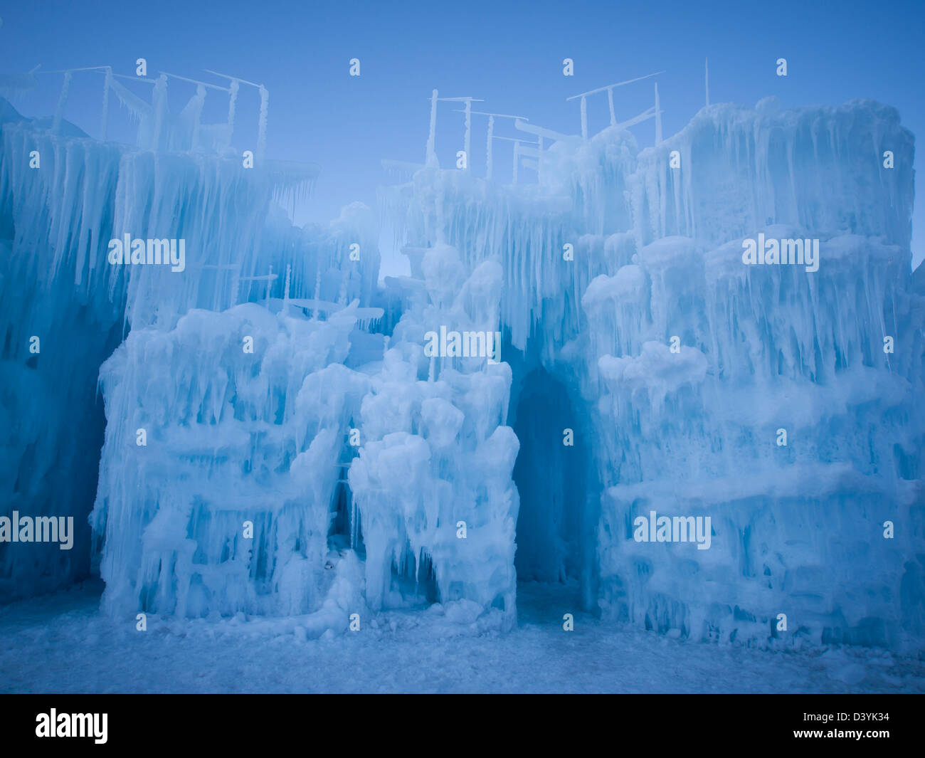 Ice Castles of Siverthorne, Colorado Stock Photo - Alamy