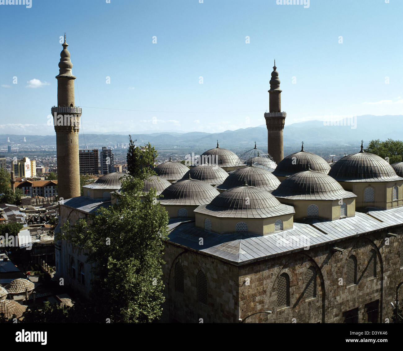 Turkey. Asia Minor. Bursa. Ulu Cami (Grand Mosque ). Seljuk style ...