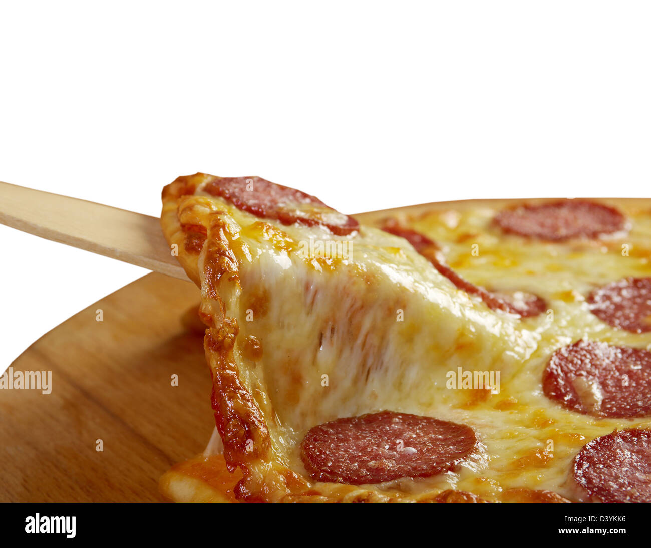 homemade pizza Pepperoni .taking slice of pizza,melted cheese dripping ...