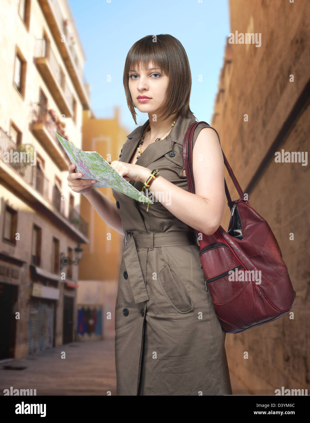 Female city tourist beautiful woman hi-res stock photography and images ...