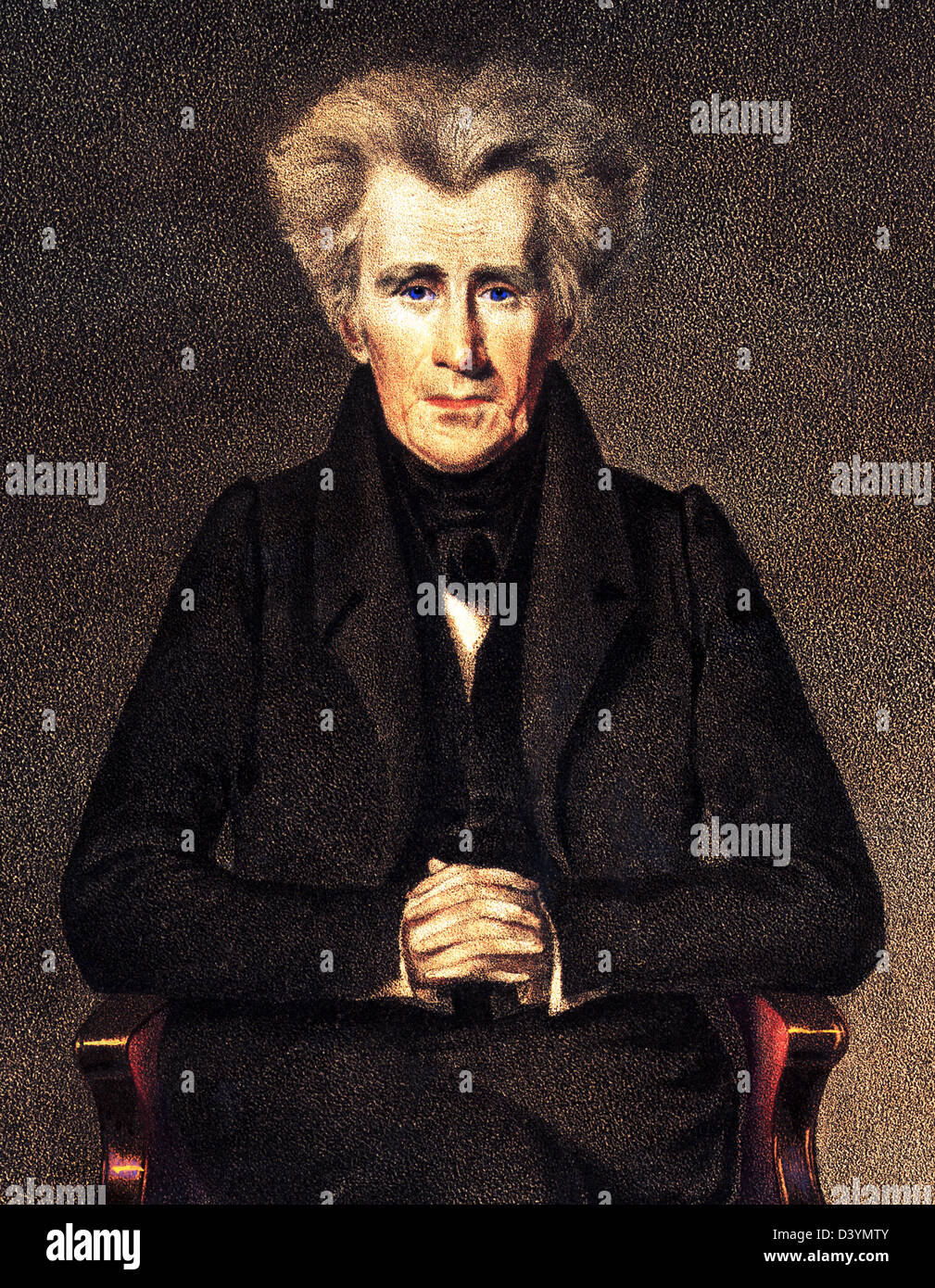 Vintage portrait of Andrew Jackson (1767 - 1845) - the seventh US ...
