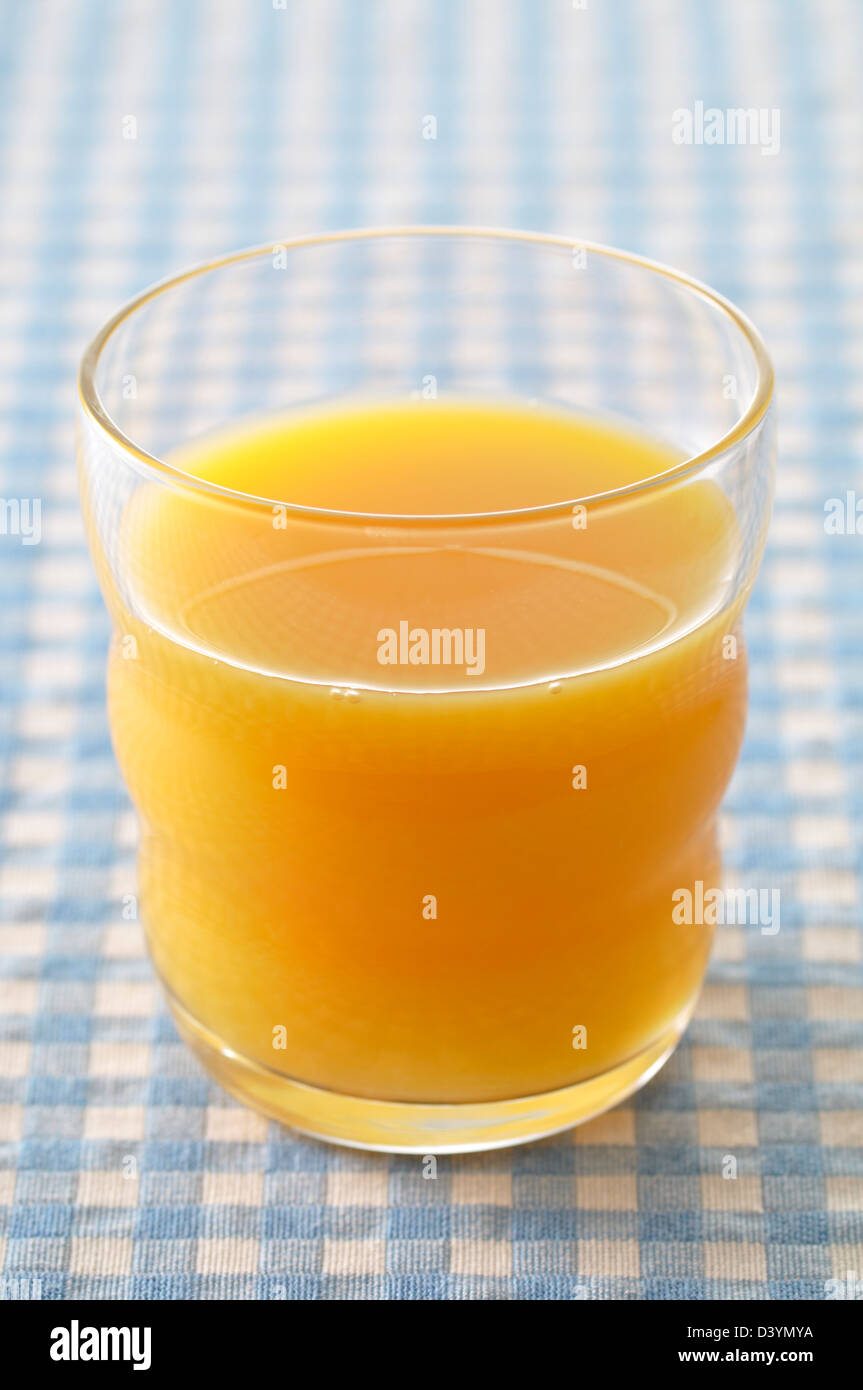Glass of Orange Juice Stock Photo - Alamy