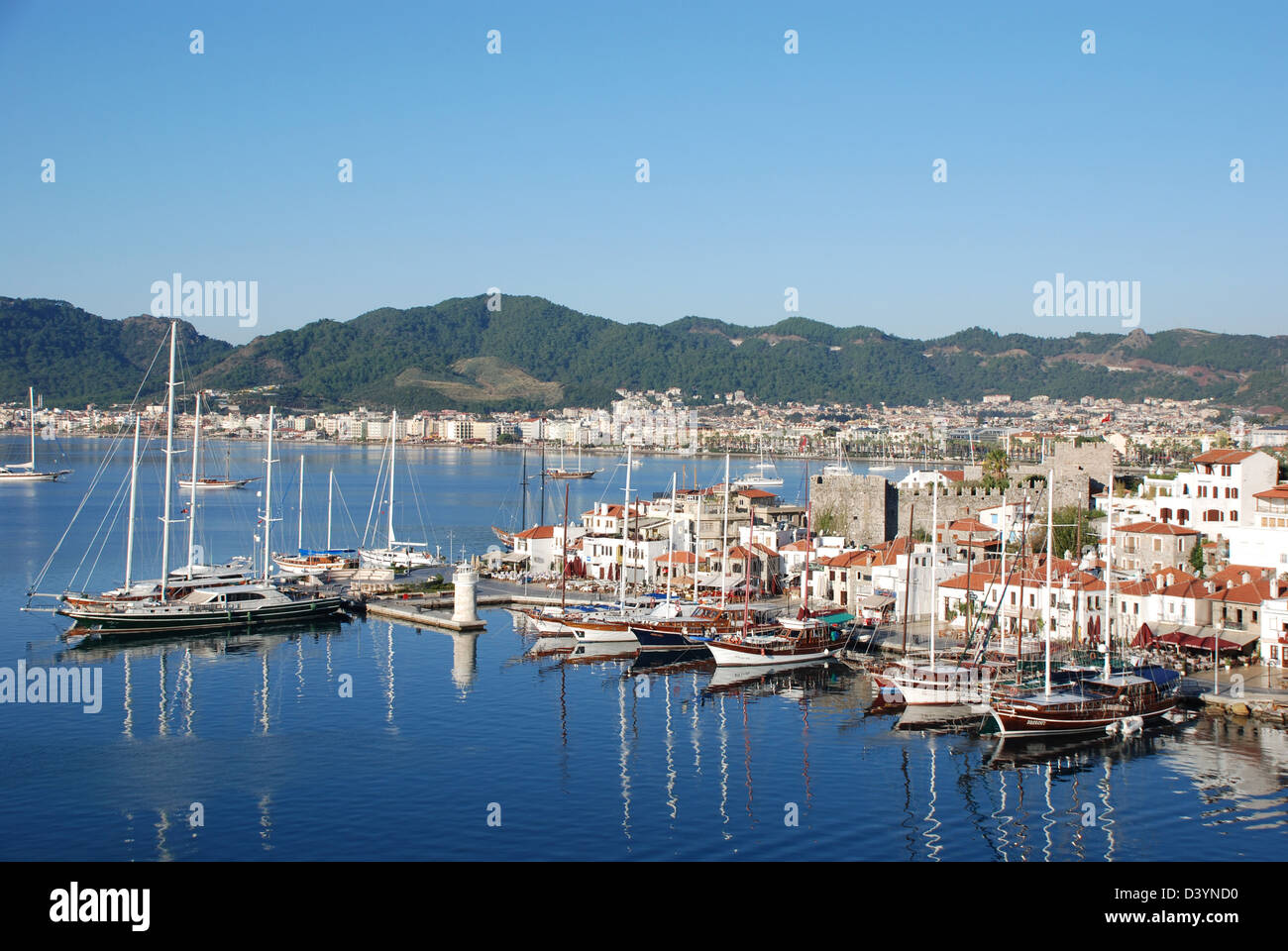 Marmaris harbour Turkey Stock Photo - Alamy
