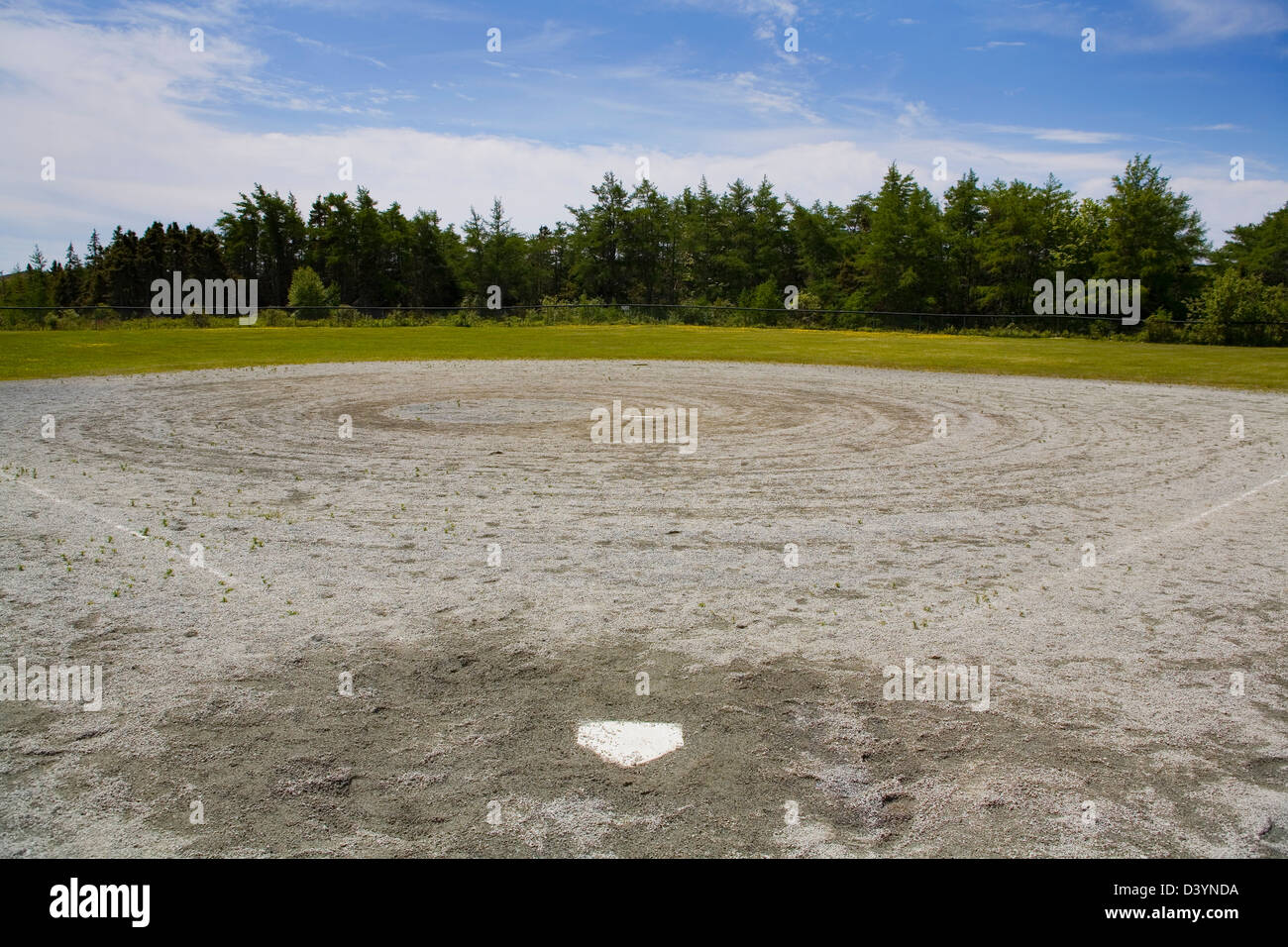 Empty Baseball Diamond High Resolution Stock Photography and Images - Alamy