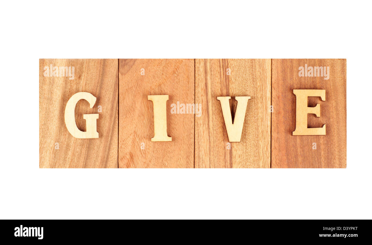 Giving letters hi-res stock photography and images - Alamy