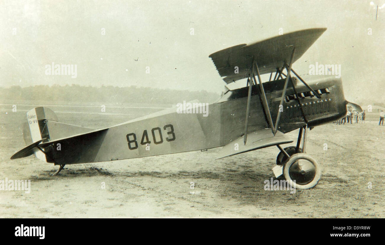 The Fokker D.VII was a German biplane fighter aircraft used during ...
