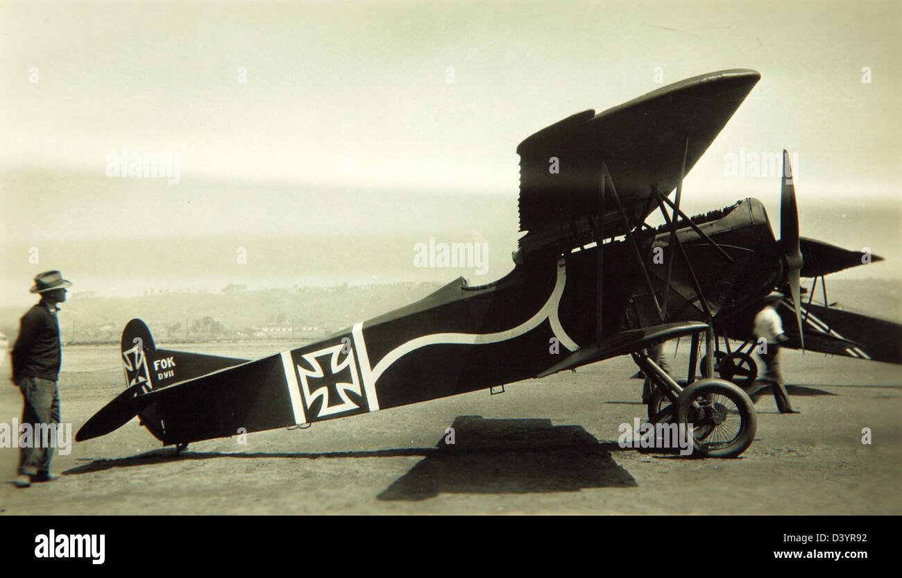 The Fokker D.VII was a German biplane fighter aircraft used during ...