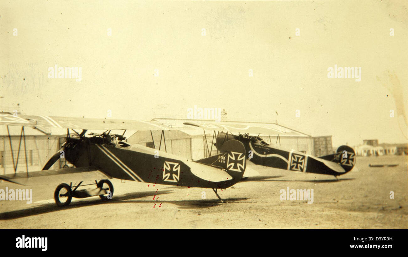 The Fokker D.VII was a German biplane fighter aircraft used during ...