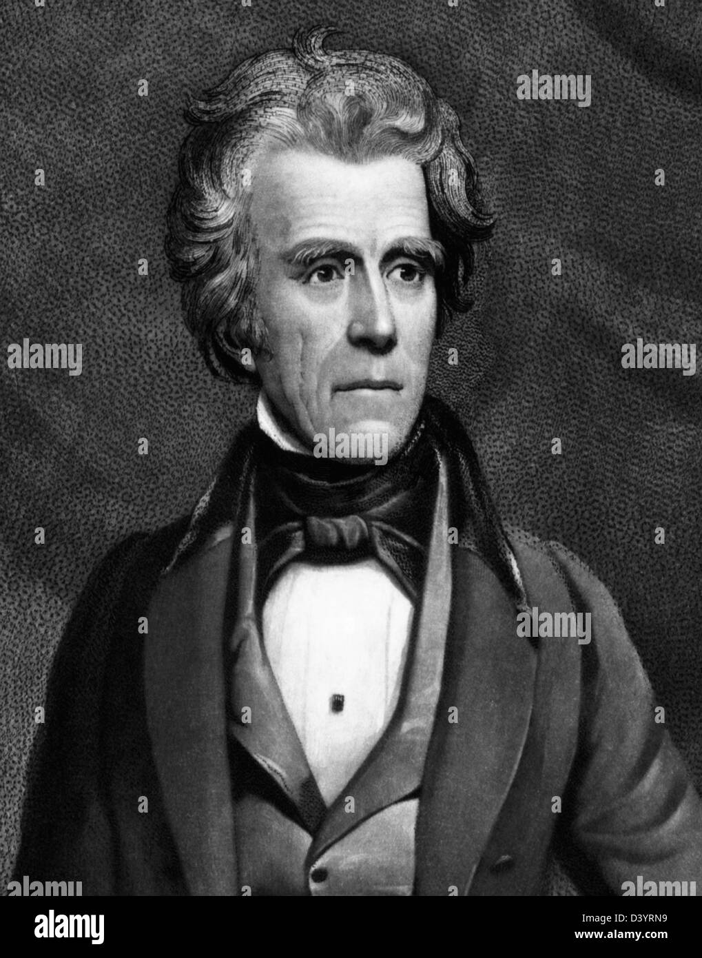 Vintage portrait of Andrew Jackson (1767 - 1845) - the seventh US ...