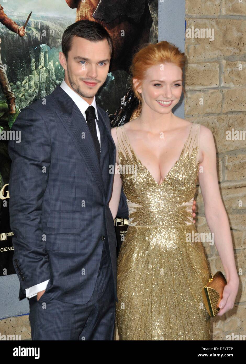 Nickolas Hoult, Eleanor Tomlinson at arrivals for JACK THE GIANT SLAYER ...