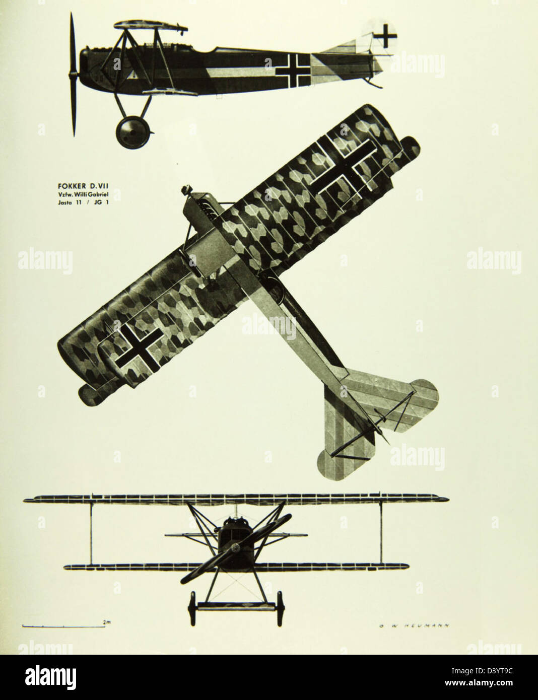 The Fokker D.VII was a German World War I fighter aircraft known for ...