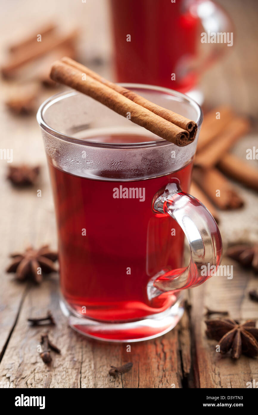 glass of mulled wine Stock Photo - Alamy