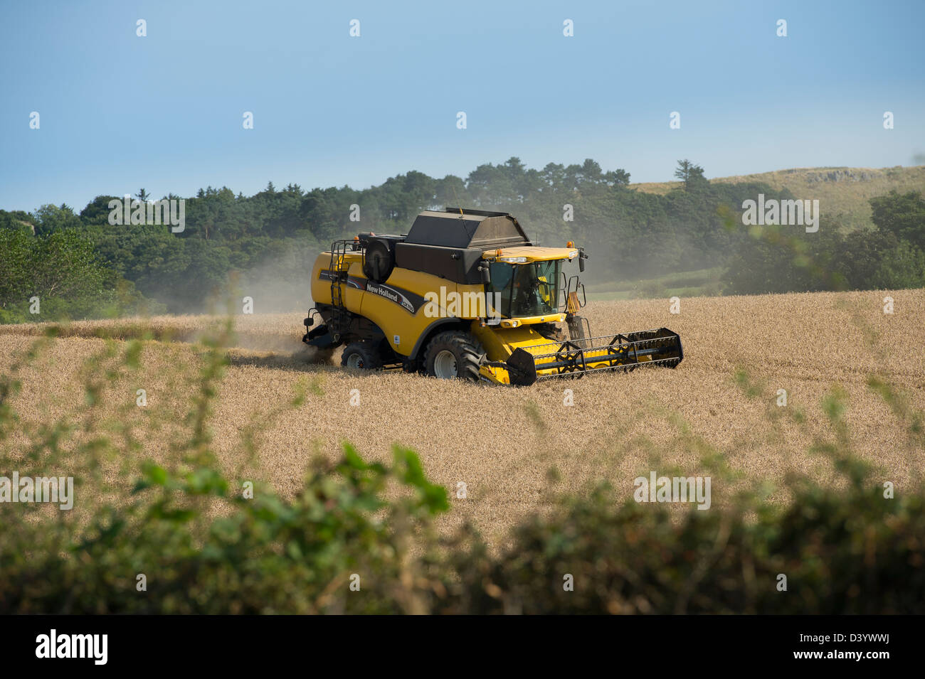 New holland combine harvester england hi-res stock photography and ...