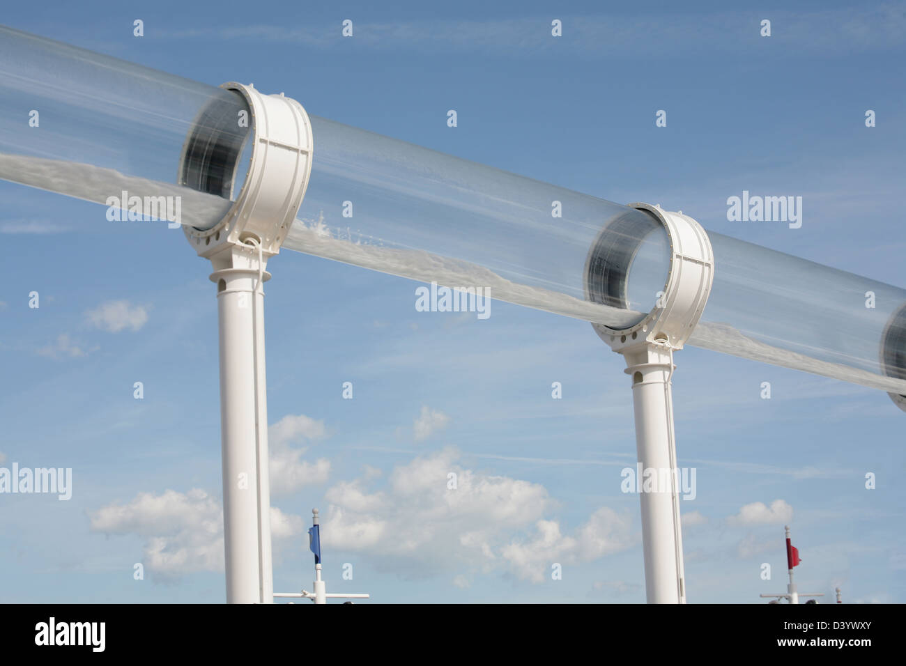 Long huge water pipes Stock Photo - Alamy