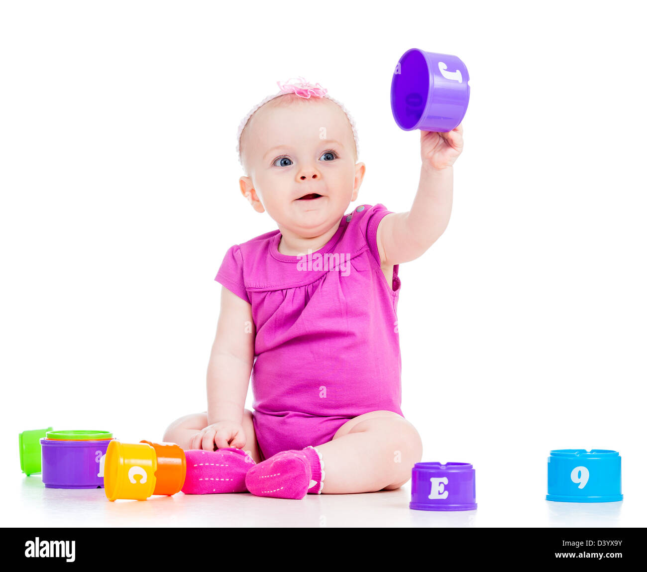 baby girl playing Stock Photo - Alamy