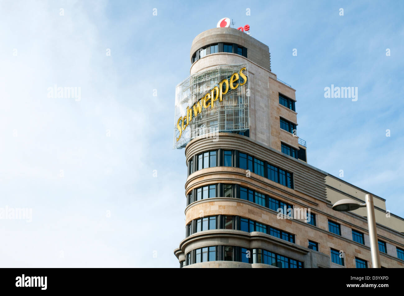 Facade of Capitol building. Gran Via, Madrid, Spain Stock Photo - Alamy