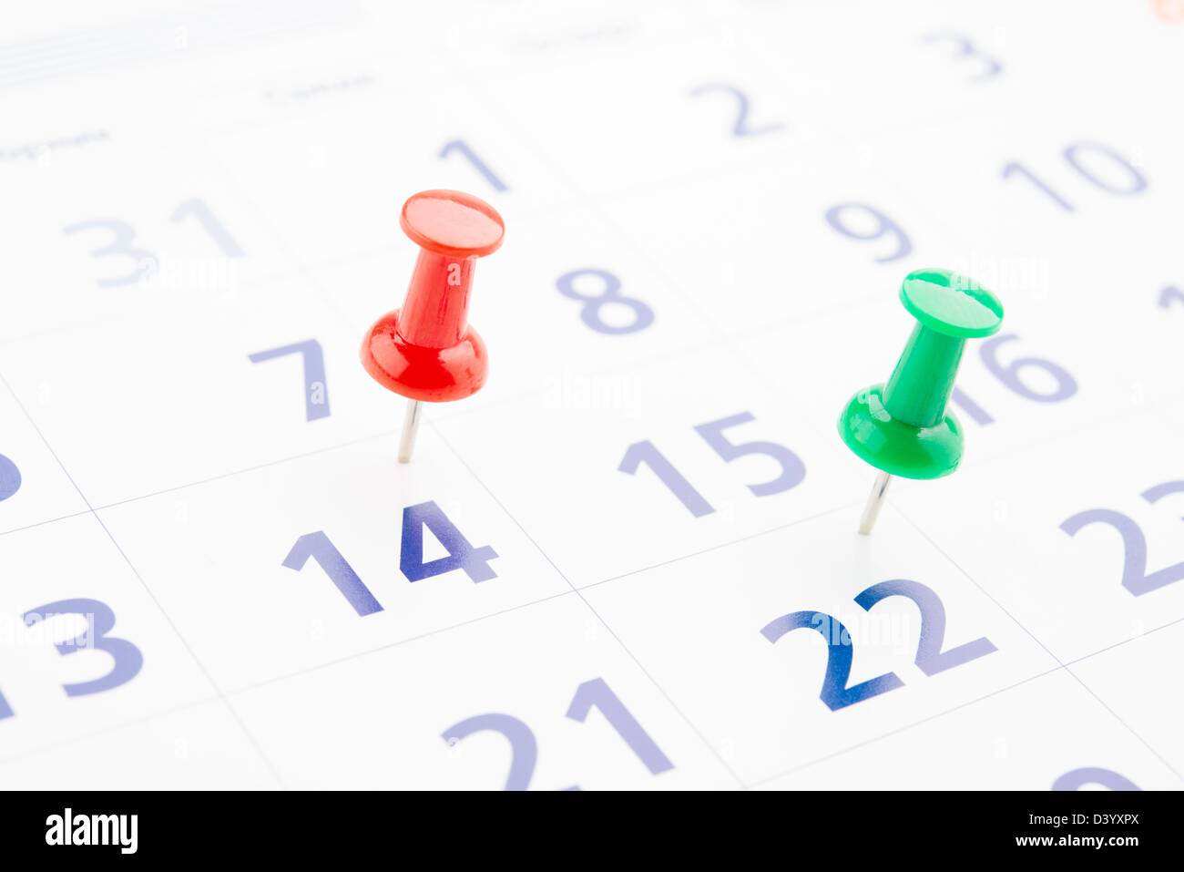 Yearly calendar hi-res stock photography and images - Alamy