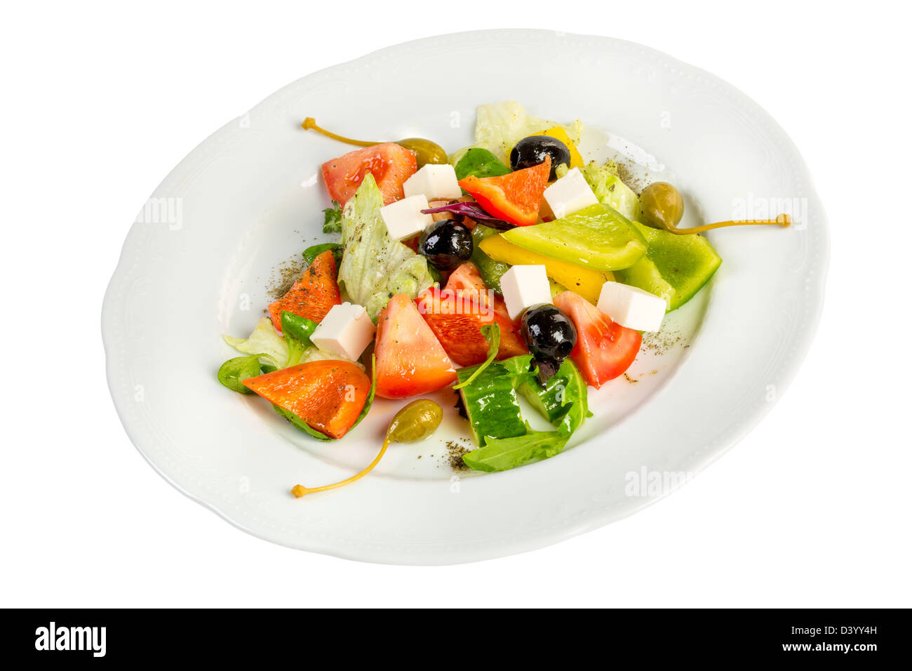 Fresh salad meal tomatoes Cut Out Stock Images & Pictures - Alamy