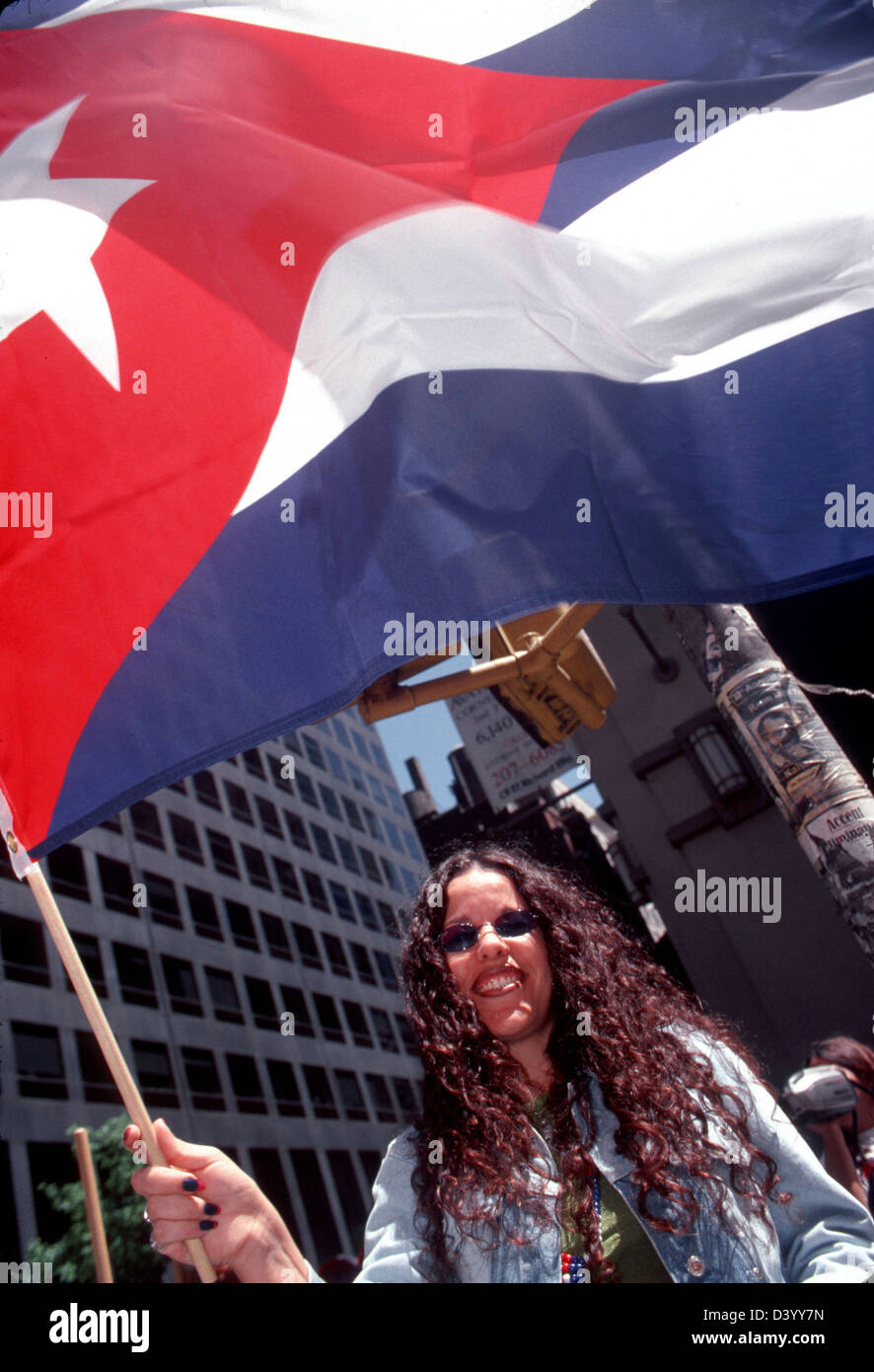 Cuban hispanic america day parade hi-res stock photography and images ...