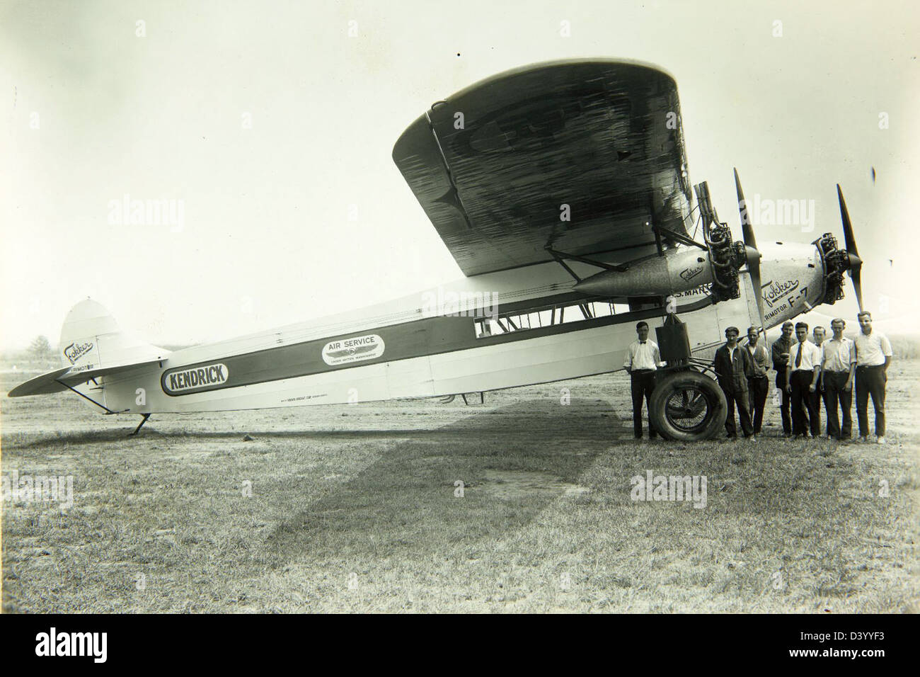 The Fokker F.VII is a Dutch three-engine airliner developed in the late ...