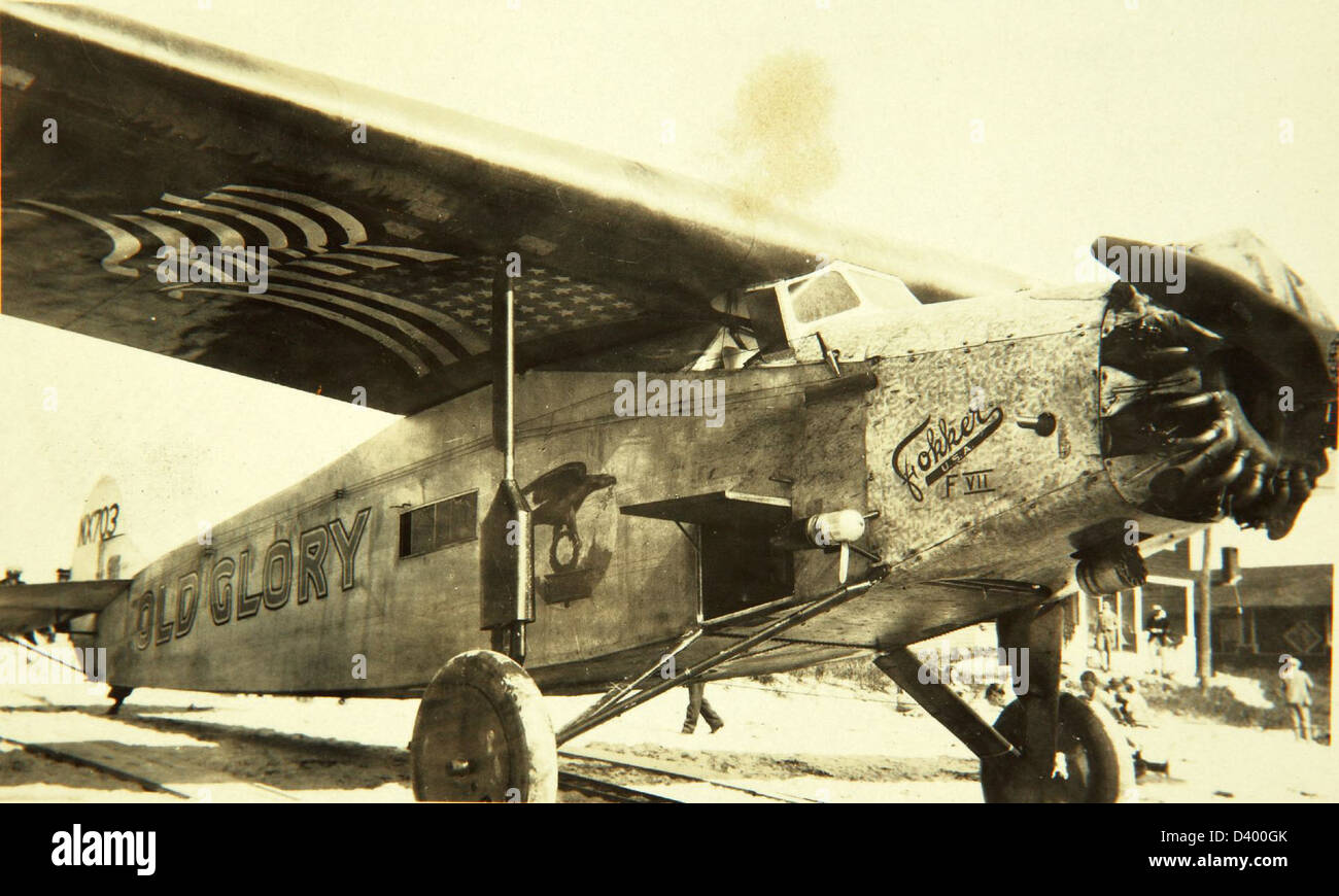 The Fokker F.VII was a Dutch-designed, three-engine aircraft used in ...
