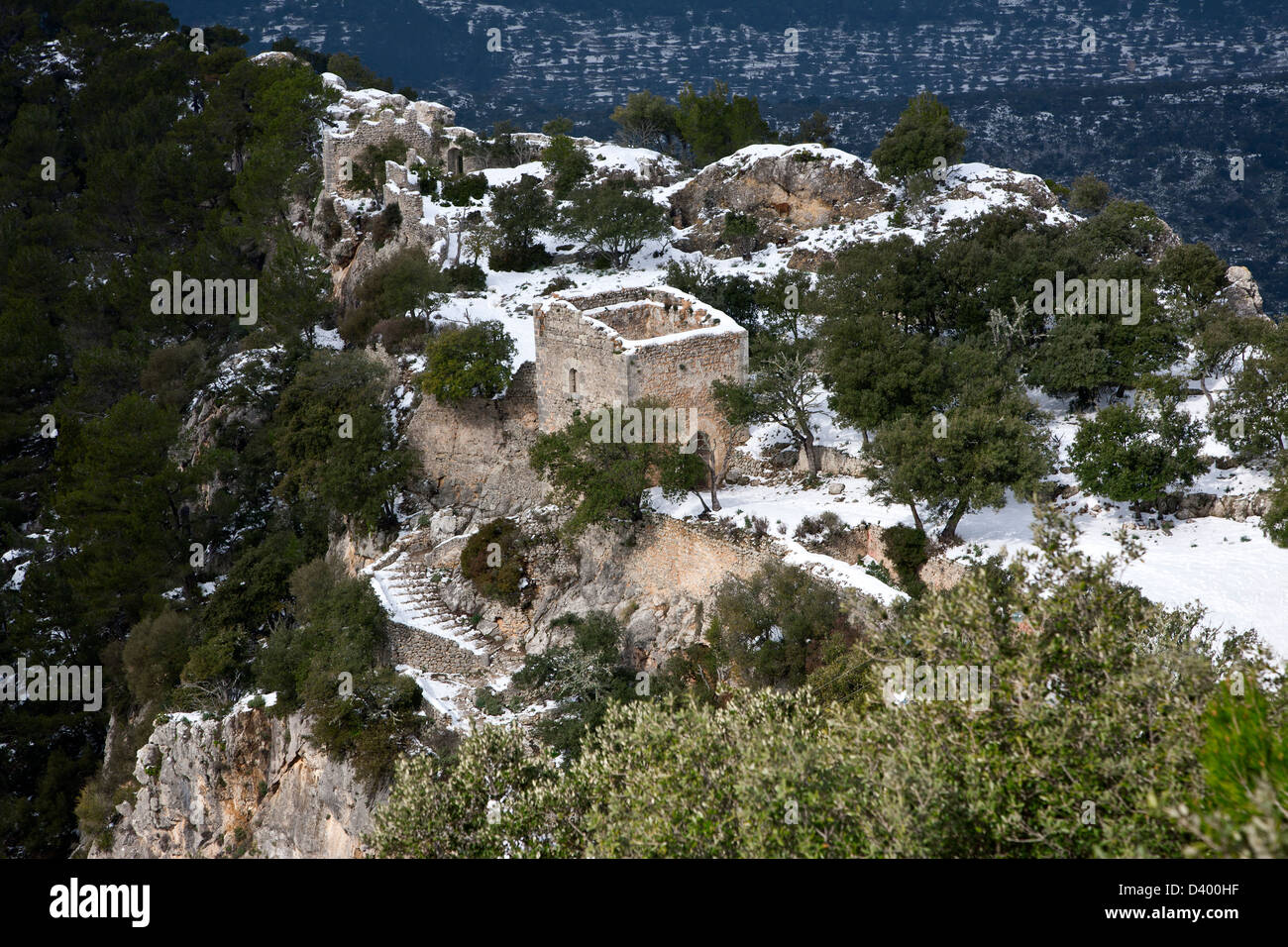 Alaró castle ruins. Mallorca. Spain Stock Photo - Alamy